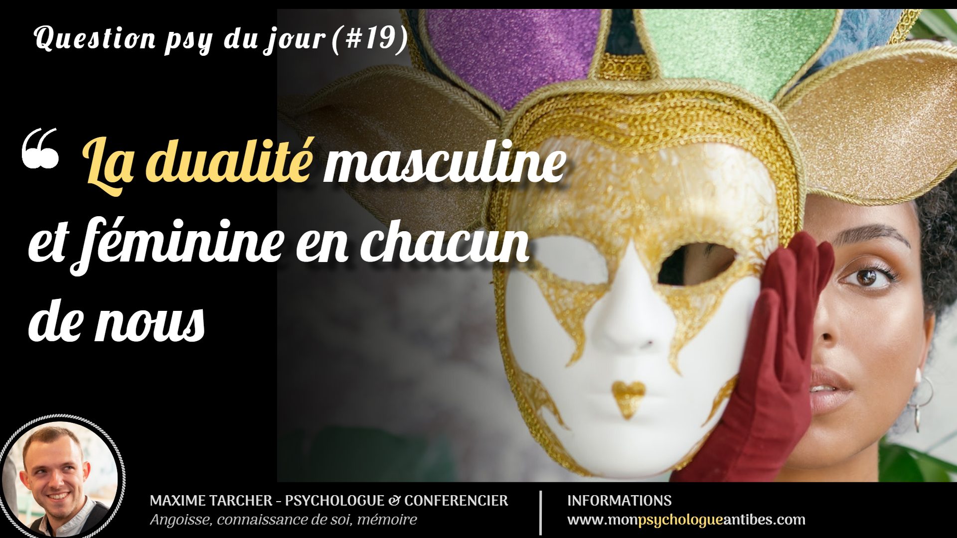 La dualité masculine et féminine en chacun de nous - Maxime TARCHER